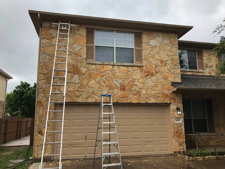Austin Stone Pressure Washing Photos | K&M Steam Cleaning